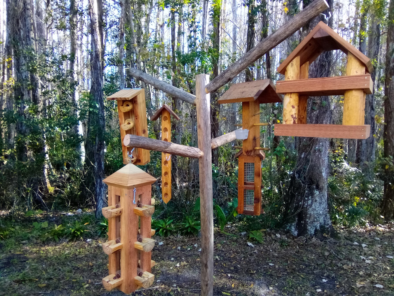 Bird Feeder Pole Bird Feeder Post Our Best Bird Attracting - Etsy