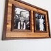 Rustic Wooden Picture Frame, Farmhouse Frame, Single Double Triple ...