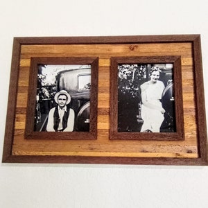 Rustic Wooden Picture Frame, Farmhouse Frame, Single Double Triple ...
