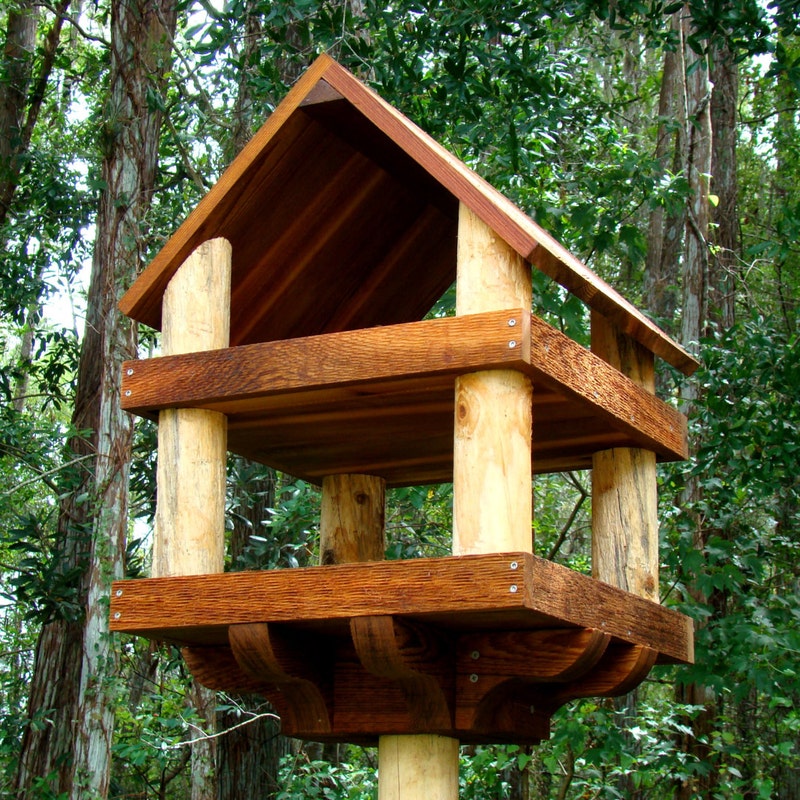 Bird House on 4x4 Post - Etsy
