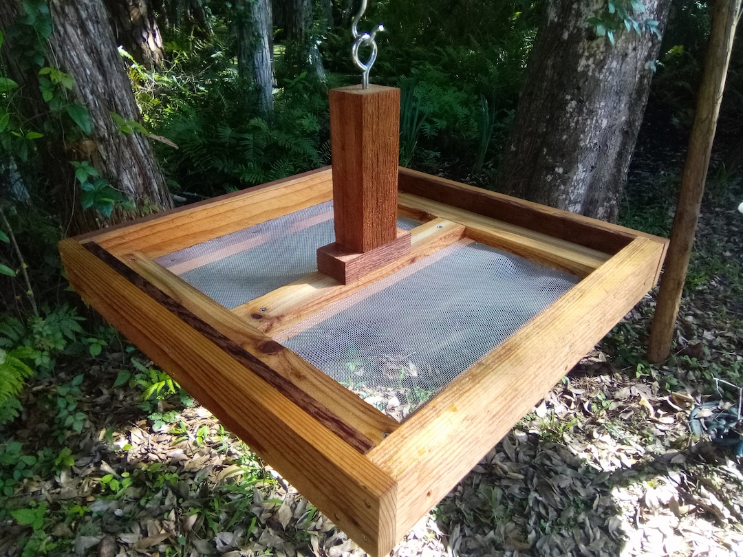 Tray Bird Feeder, Bird Seed Catcher, Bird Feeder Catchers - Handmade ...