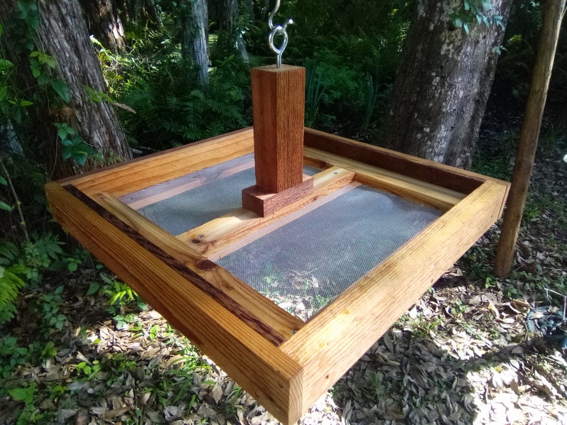 Tray Bird Feeder, Bird Seed Catcher, Bird Feeder Catchers - Handmade ...