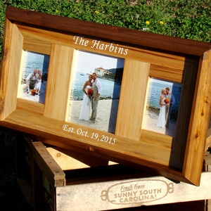 Handmade Wedding Photo Frame - This Personalized Frame Makes a Great ...