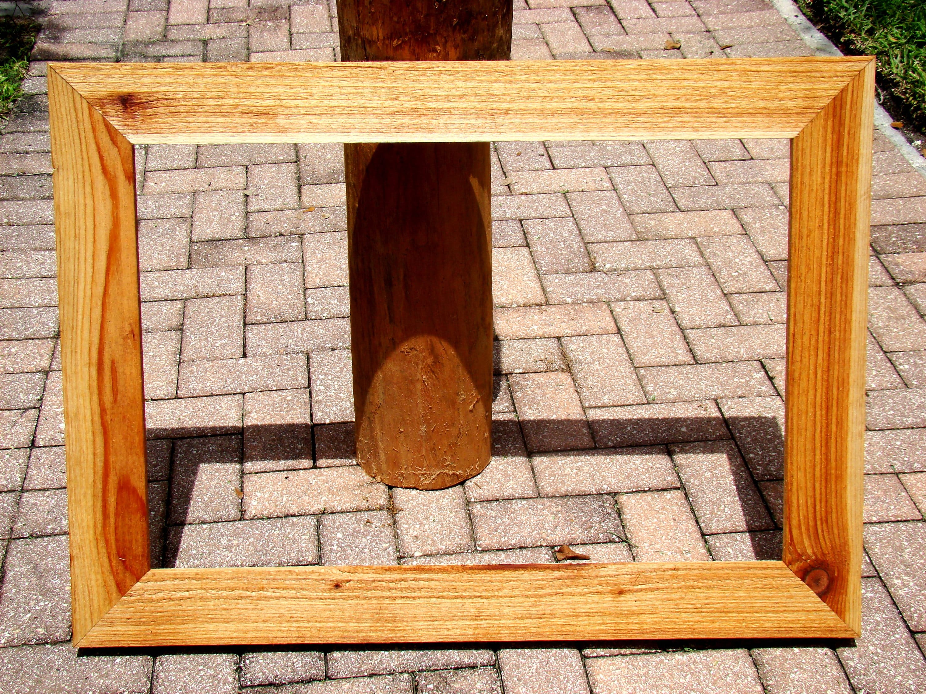 20x30 or 22x34 Rustic Cedar Wood Poster Frames - Perfect Canvas Frame ...
