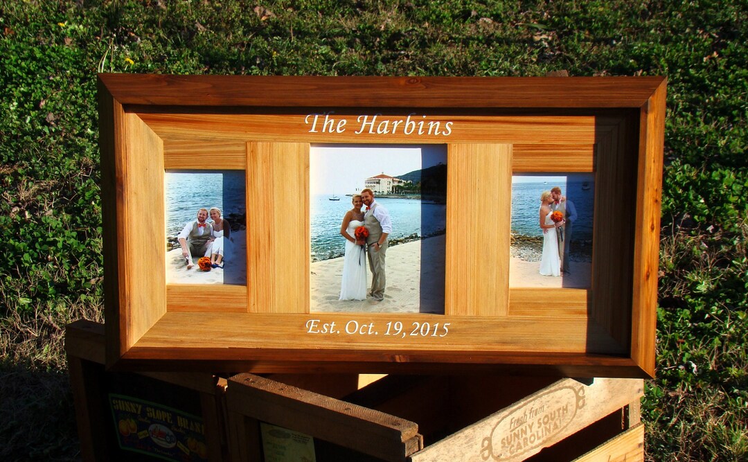Handmade Wedding Photo Frame - This Personalized Frame Makes a Great ...