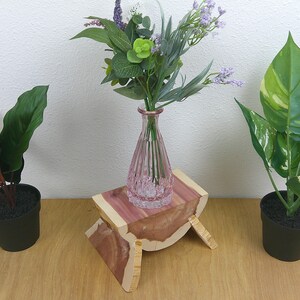 Wood Display Riser, Plant Riser - Wooden Risers Rustic Handmade - Wood Block Risers Stackable ...