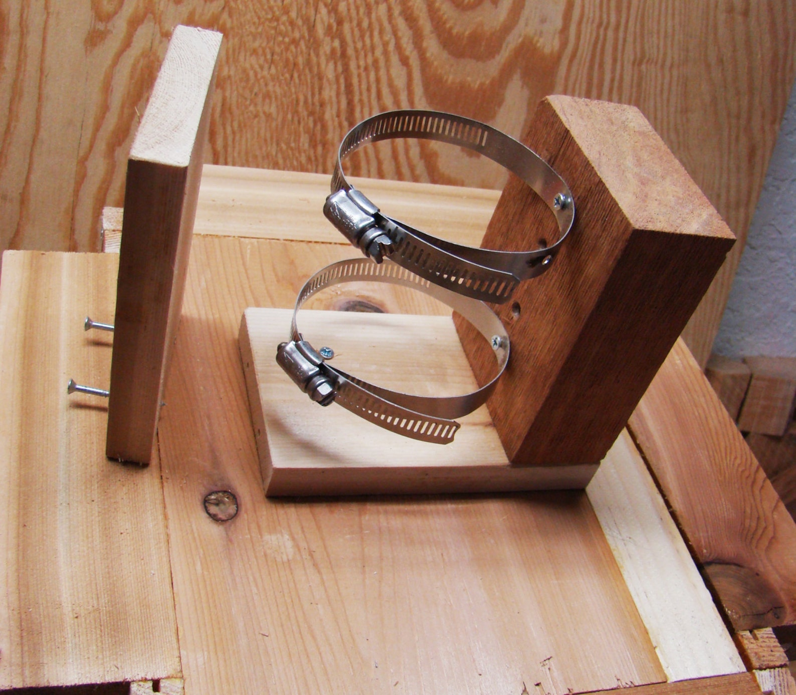 Bird House and Bird Feeder Post Mount Kit Mount a Wood Bird - Etsy