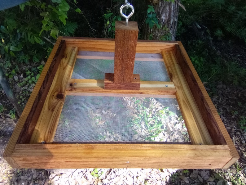 Tray Bird Feeder, Bird Seed Catcher, Bird Feeder Catchers - Handmade ...
