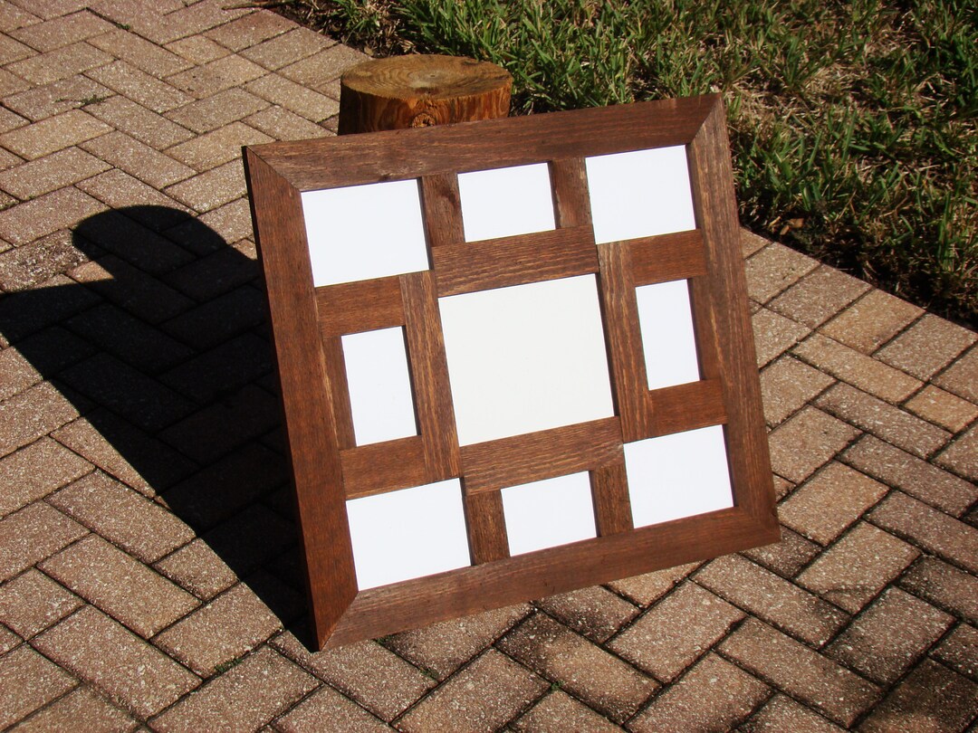 Walnut Brown Rustic Barnwood Collage Picture Frames - Collage Frames ...
