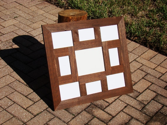 Walnut Brown Rustic Barnwood Collage Picture Frames Collage - Etsy