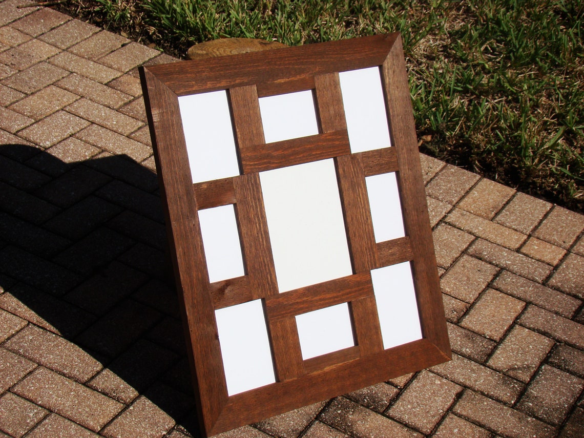 Walnut Brown Rustic Barnwood Collage Picture Frames Collage - Etsy
