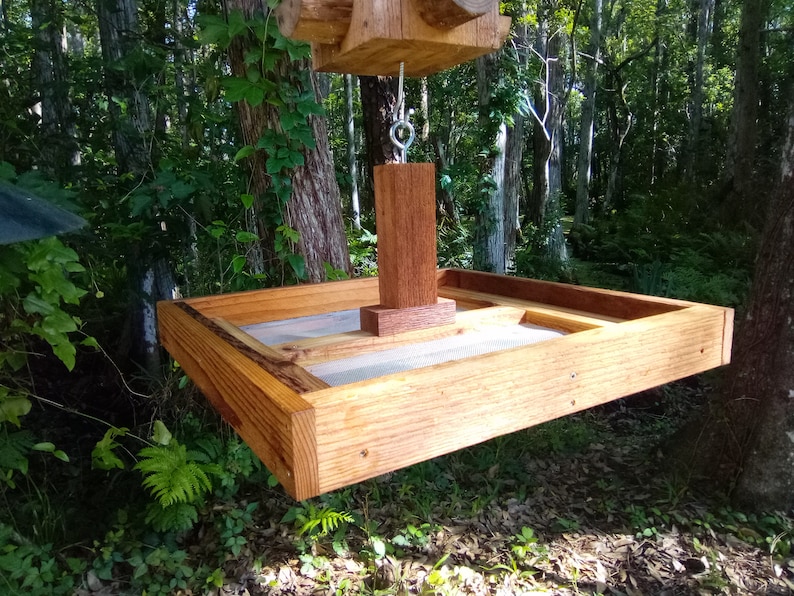 Tray Bird Feeder, Bird Seed Catcher, Bird Feeder Catchers - Handmade ...