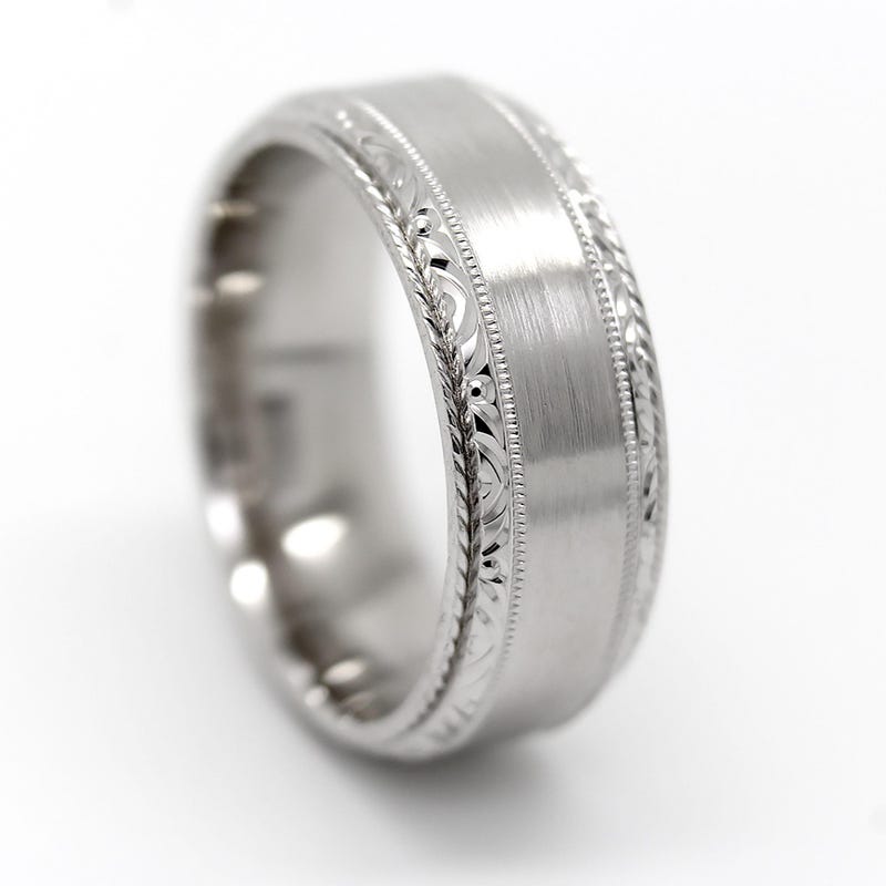 Filigree Wedding Band - Etsy
