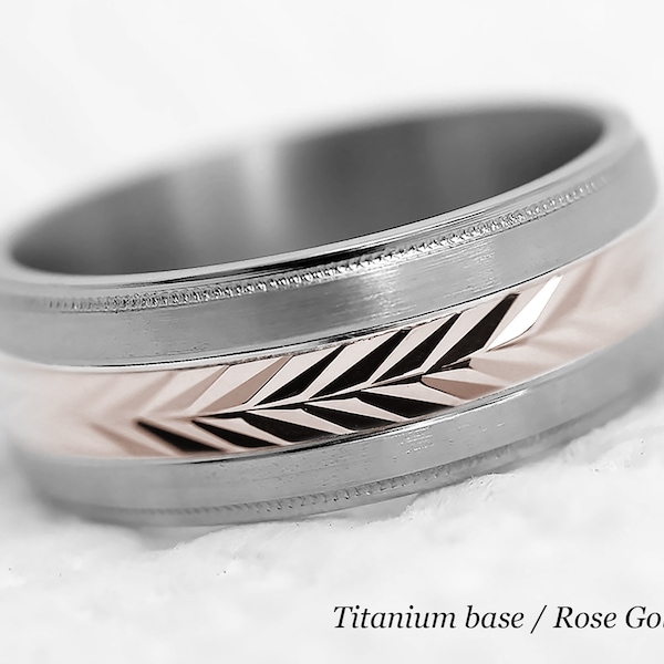 Wheat Wedding Band - Etsy