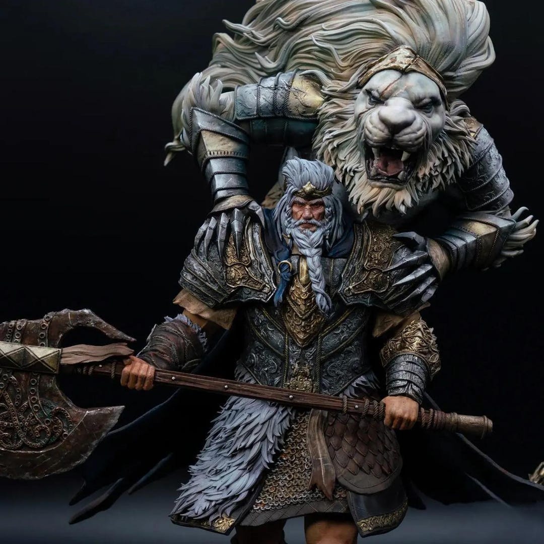 Godfrey First Elden Lord Hand Painted High Quality Art Figure Statue ...