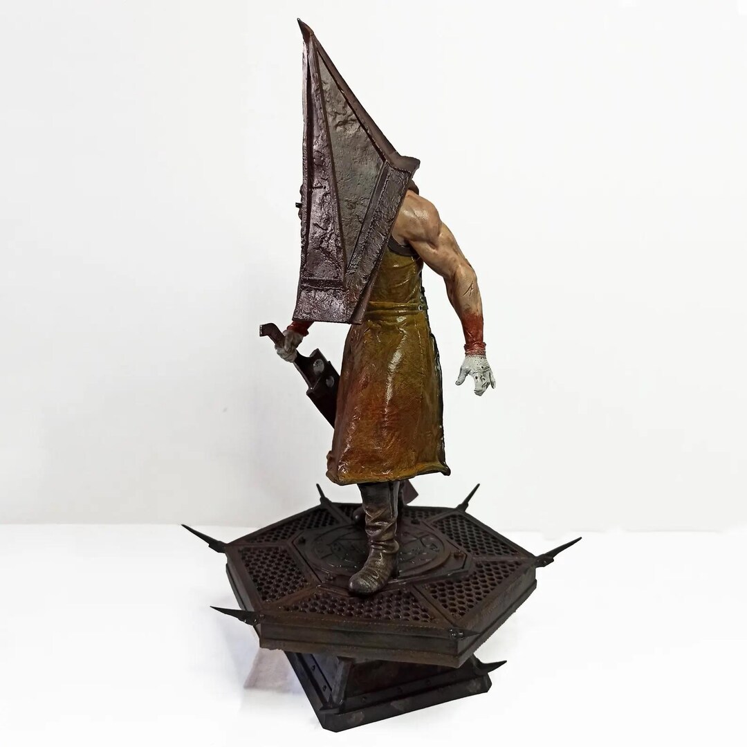 Silent Hill Pyramid Head Statue Horror Hand Painted High Quality Art ...