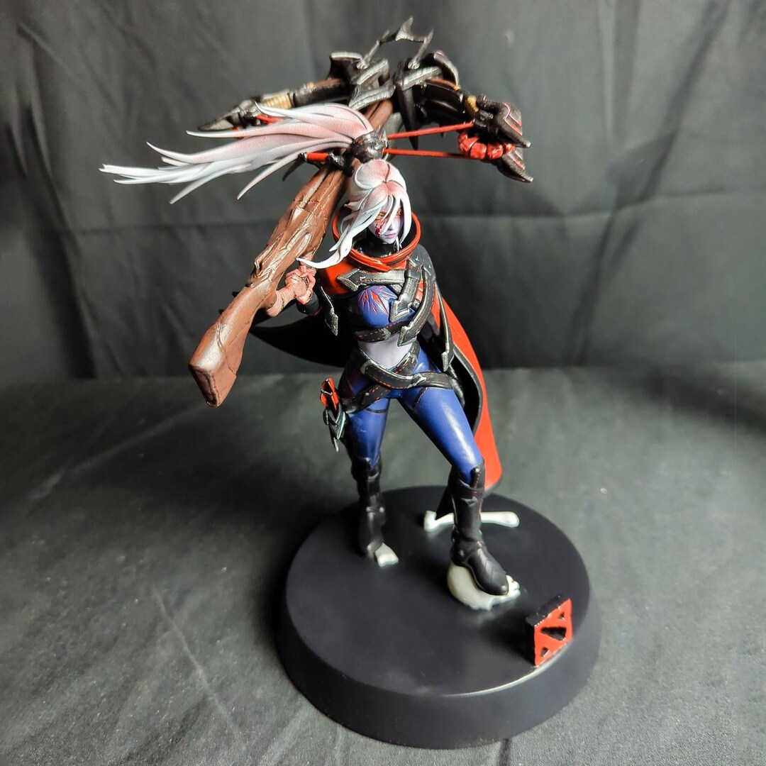 Drow Ranger Arcana Dota 2 Hand Painted High Quality Art Figure Statue ...