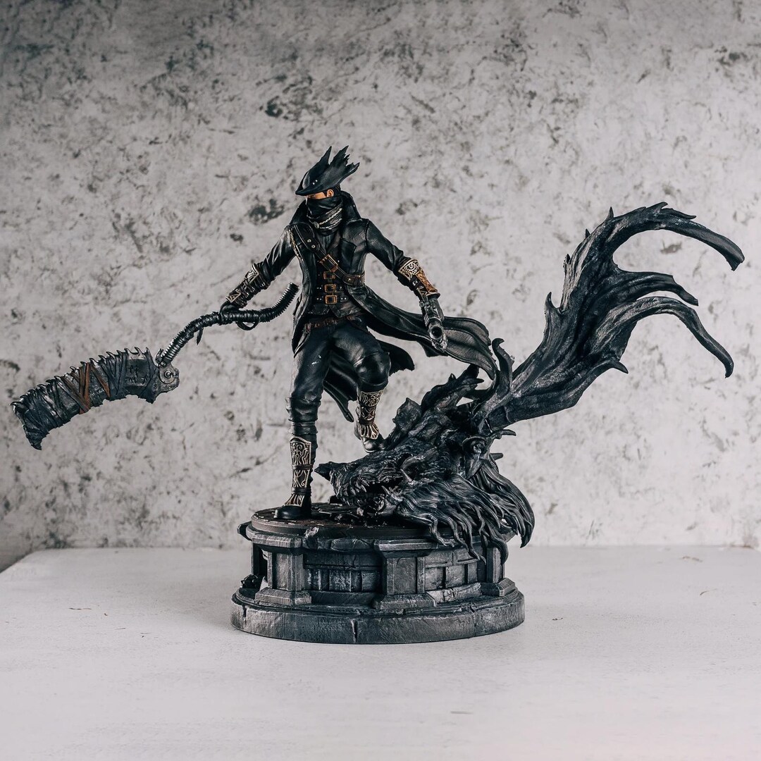 Bloodborne the Hunter Hand Painted High Quality Art Figure Statue ...