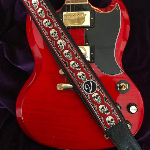 Skull Guitar Straps - Etsy