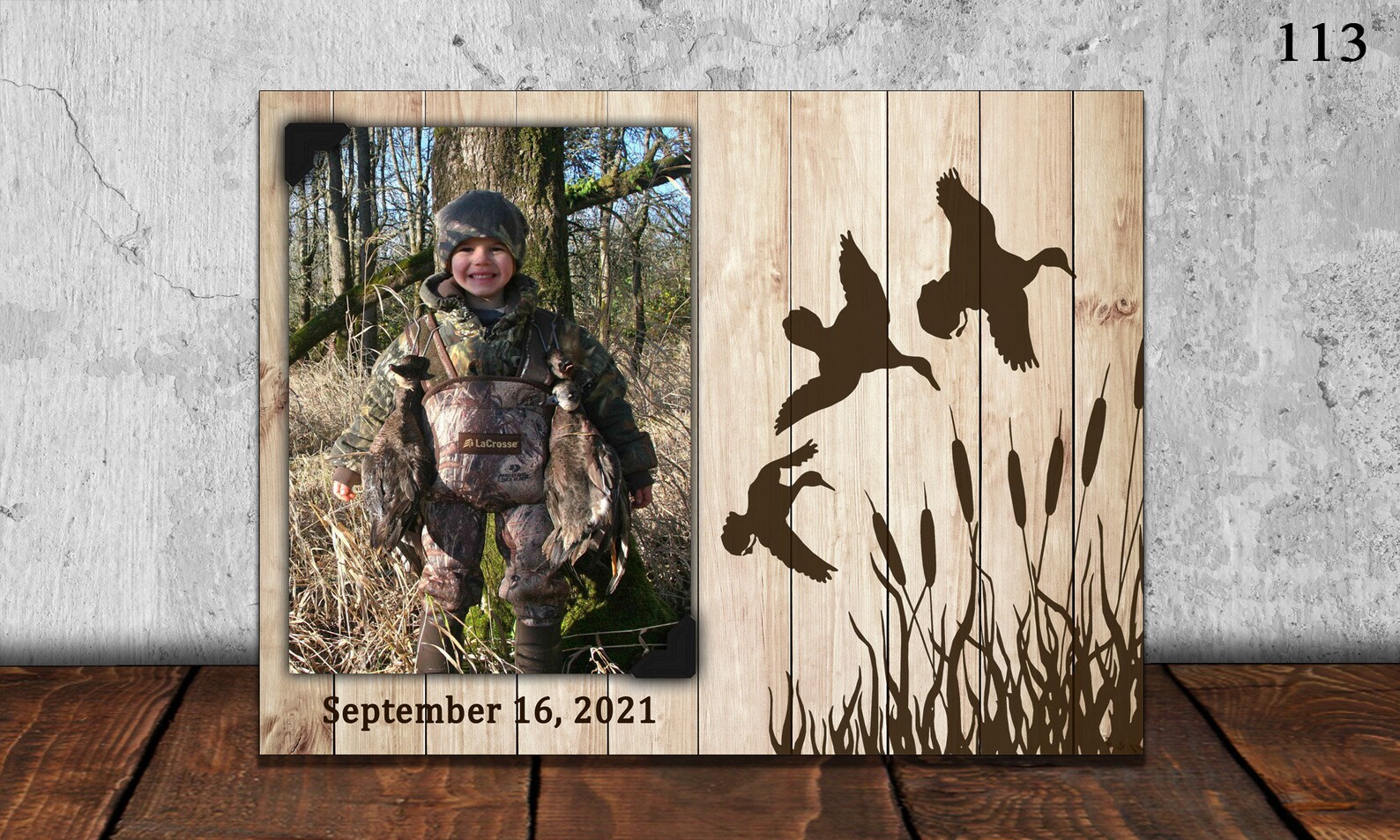 Duck Hunting Photo Frame Outdoors Picture Frame Duck | Etsy