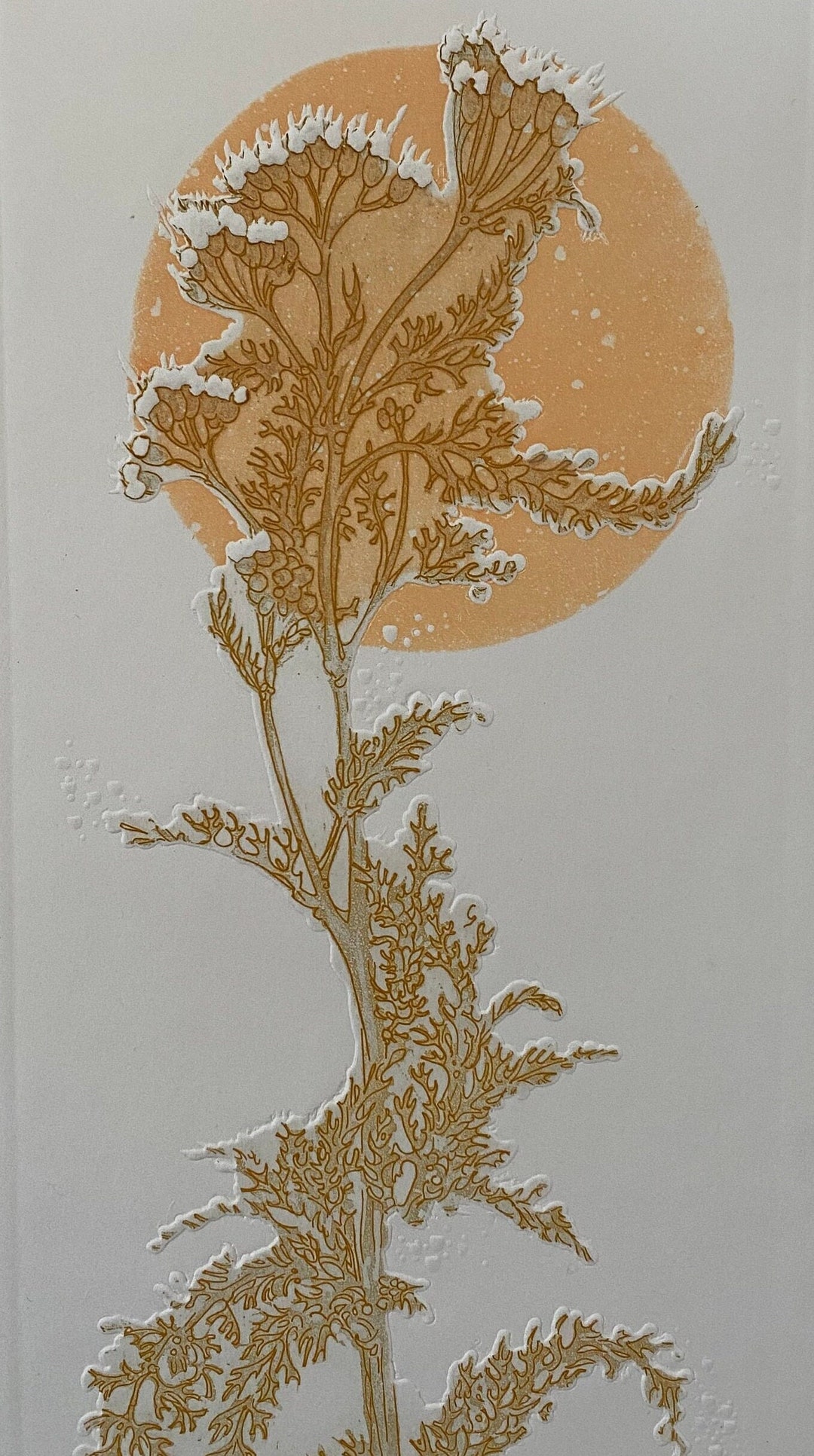 Vintage Nancy Nemec Intaglio Print-"nature Made Iii" - Etsy