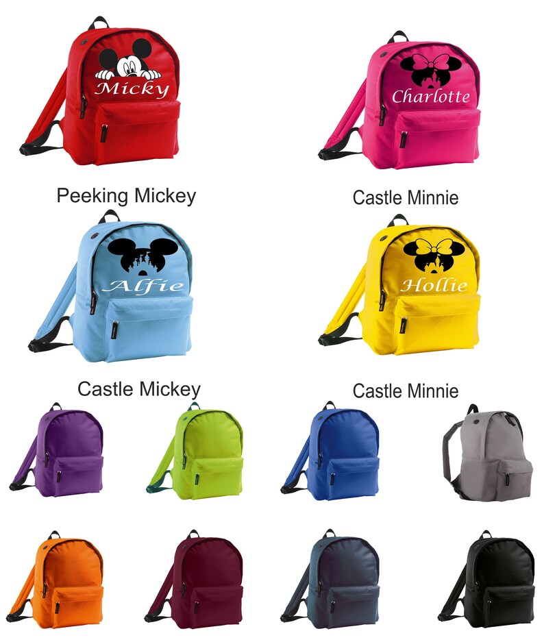 Personalised Backpack Any Name Girls Boys Kids Children Pre - Etsy UK