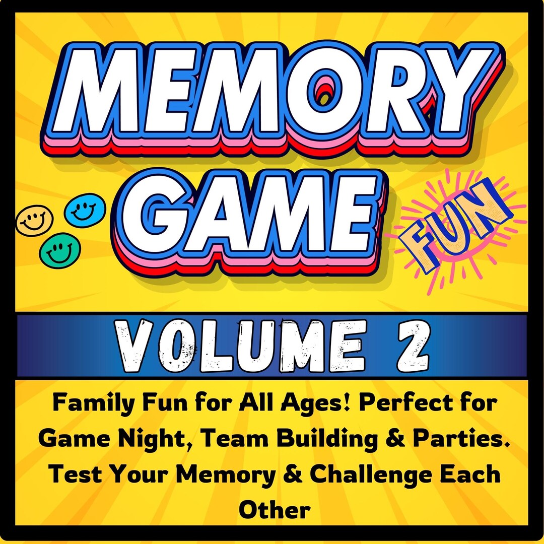 Virtual Memory Game, Picture Memory Game, Family Fun Game Night, Games ...