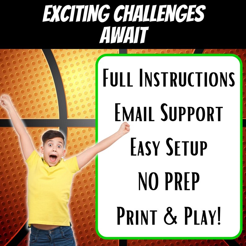 Basketball Themed Escape Room Kit, DIY Printable Game Escape Room for ...