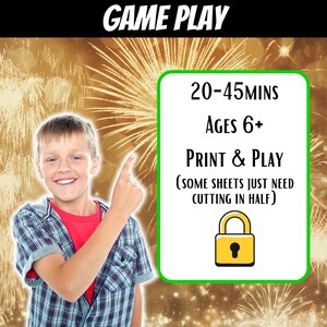 New Years Eve Scavenger Hunt for Kids, Printable Kids Activity, Kids ...