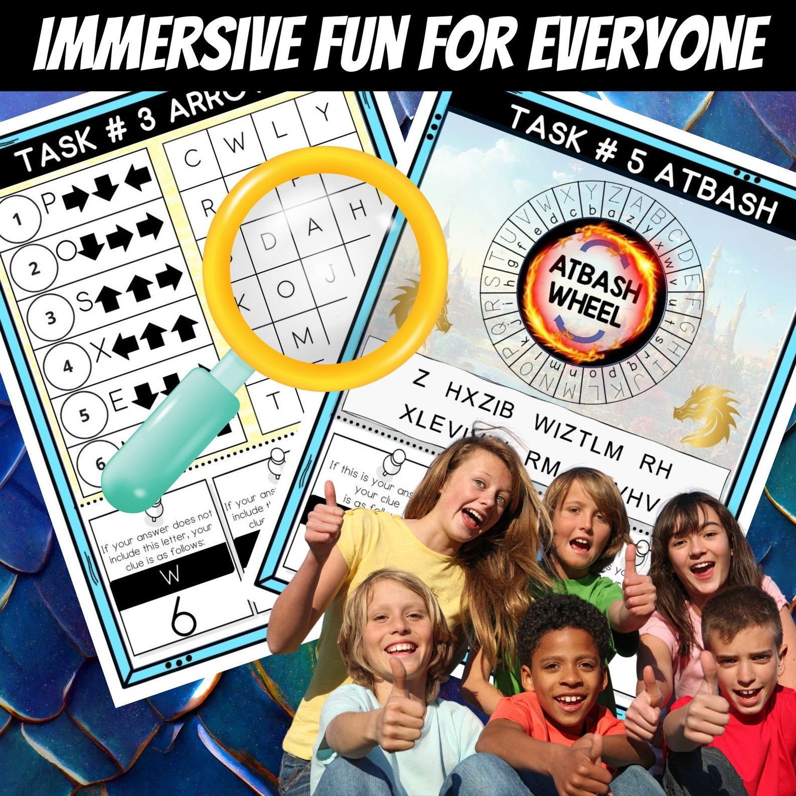 Printable Escape Room for Kids, Birthday Party Games, Kids Puzzles ...