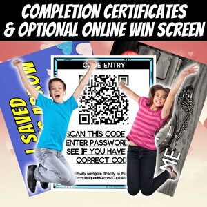 Printable Valentine's Day Escape Room, Birthday Party Games, Kids ...