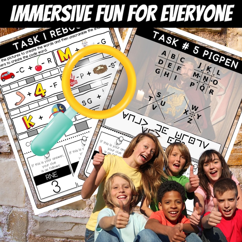 Printable Medieval Castle Escape Room for Kids, Birthday Party Games ...