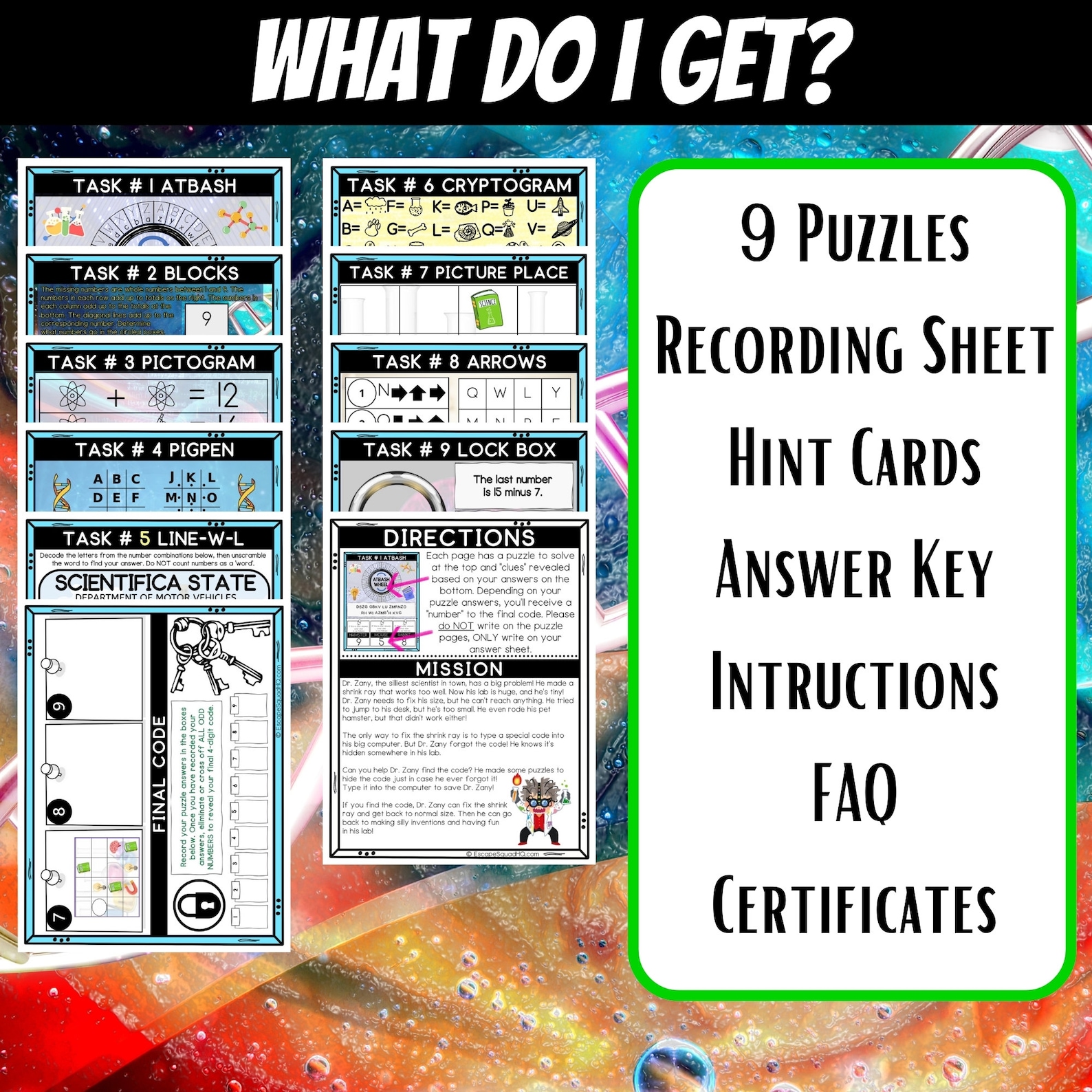 Printable Escape Room for Kids, Birthday Party Games, Kids Puzzles ...