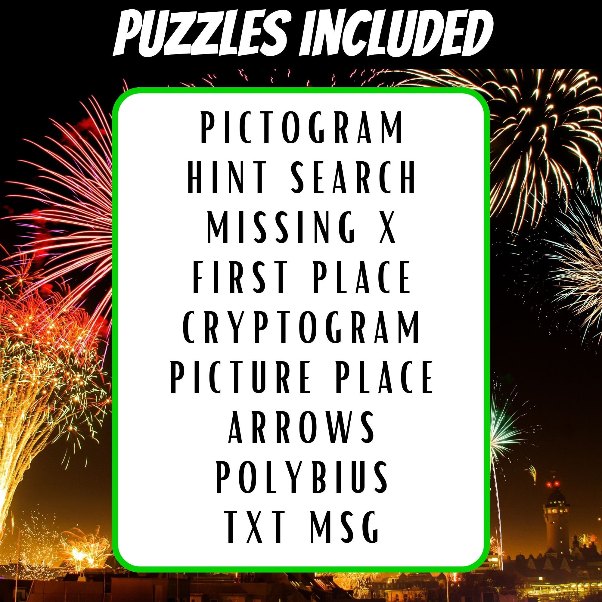 New Years Eve Escape Room for Kids, Holiday Party Games, Kids Puzzles ...