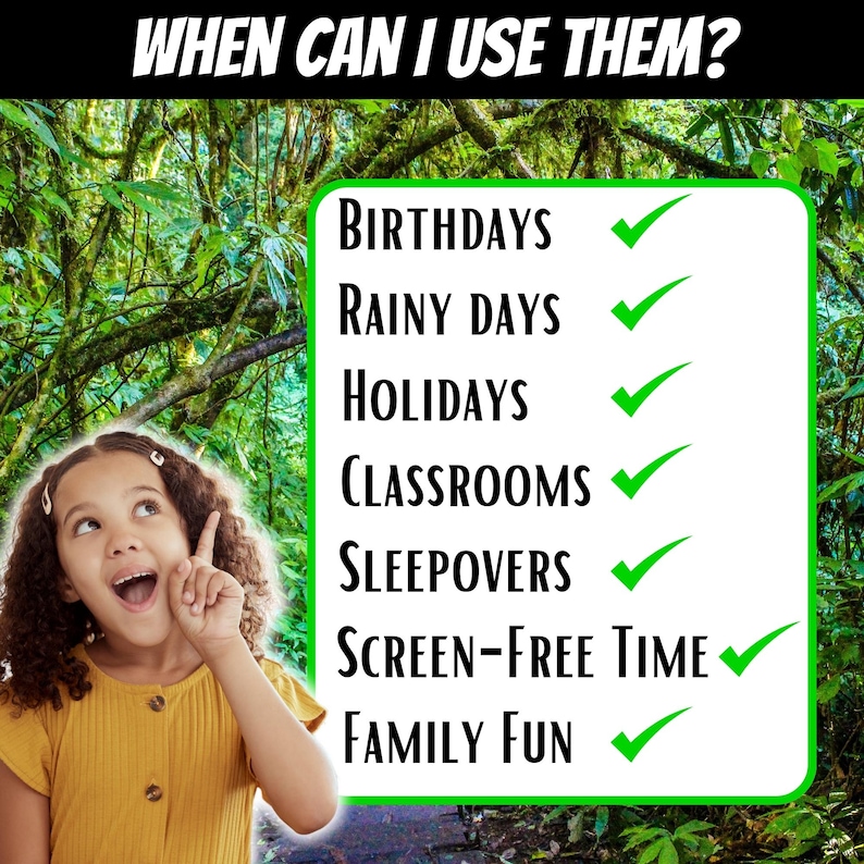 Printable Escape Room for Kids, Jungle Escape Room Kit, Kids Puzzle ...