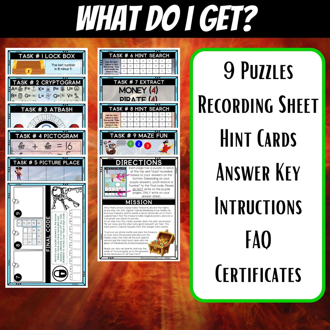 Printable Escape Room for Kids, Birthday Party Games, Kids Puzzles ...