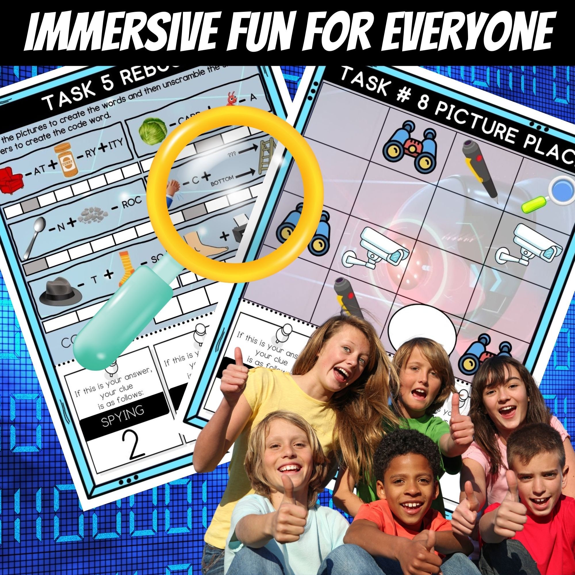 Printable Escape Room for Kids, Birthday Party Games, Kids Puzzles ...