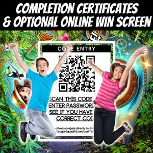 Printable Escape Room for Kids, Jungle Escape Room Kit, Kids Puzzle ...