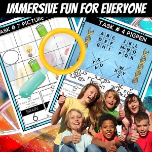 Printable Escape Room for Kids, Birthday Party Games, Kids Puzzles ...