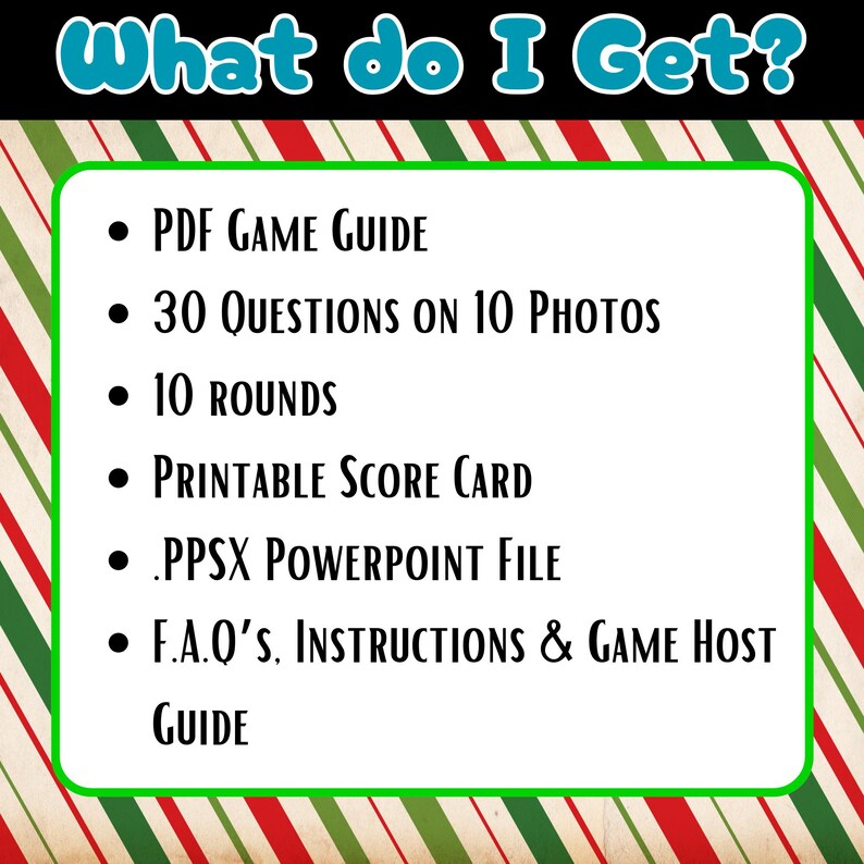 Christmas Virtual Memory Game, Picture Memory Game, Family Fun Game ...