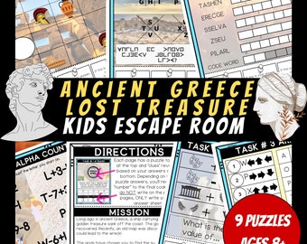 Printable Escape Room for Kids, Birthday Party Games, Kids Puzzles ...