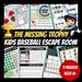 Baseball Escape Room Kit, Printable Escape Room for Kids, Birthday ...