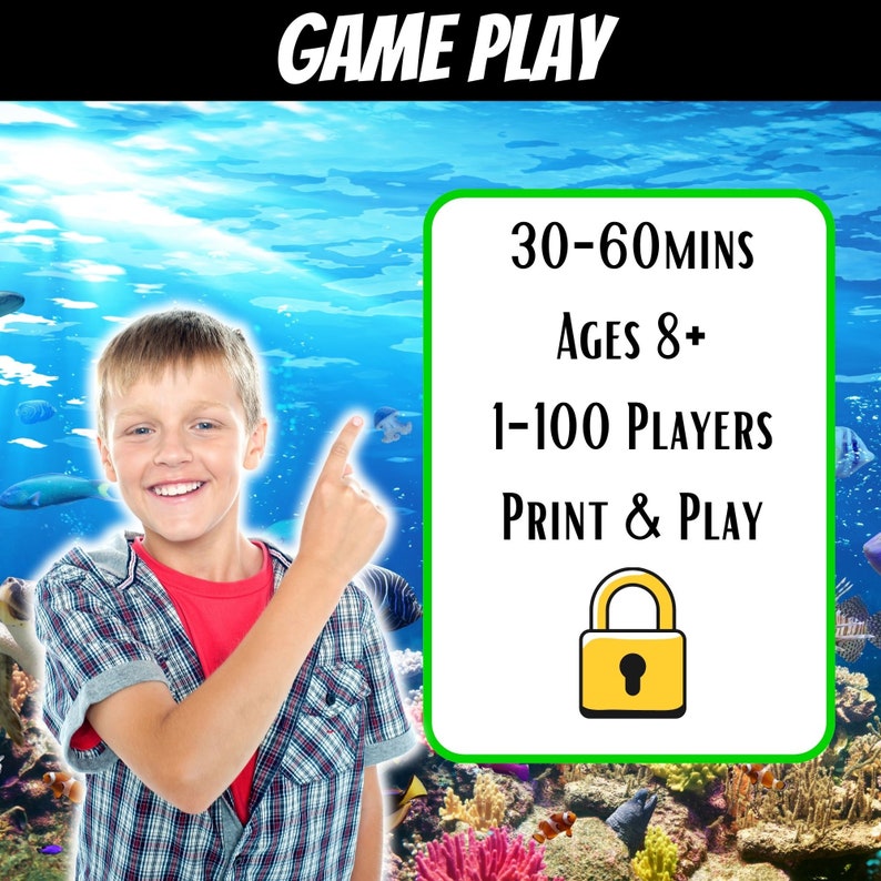 Printable Escape Room for Kids, Birthday Party Games, Kids Puzzles ...