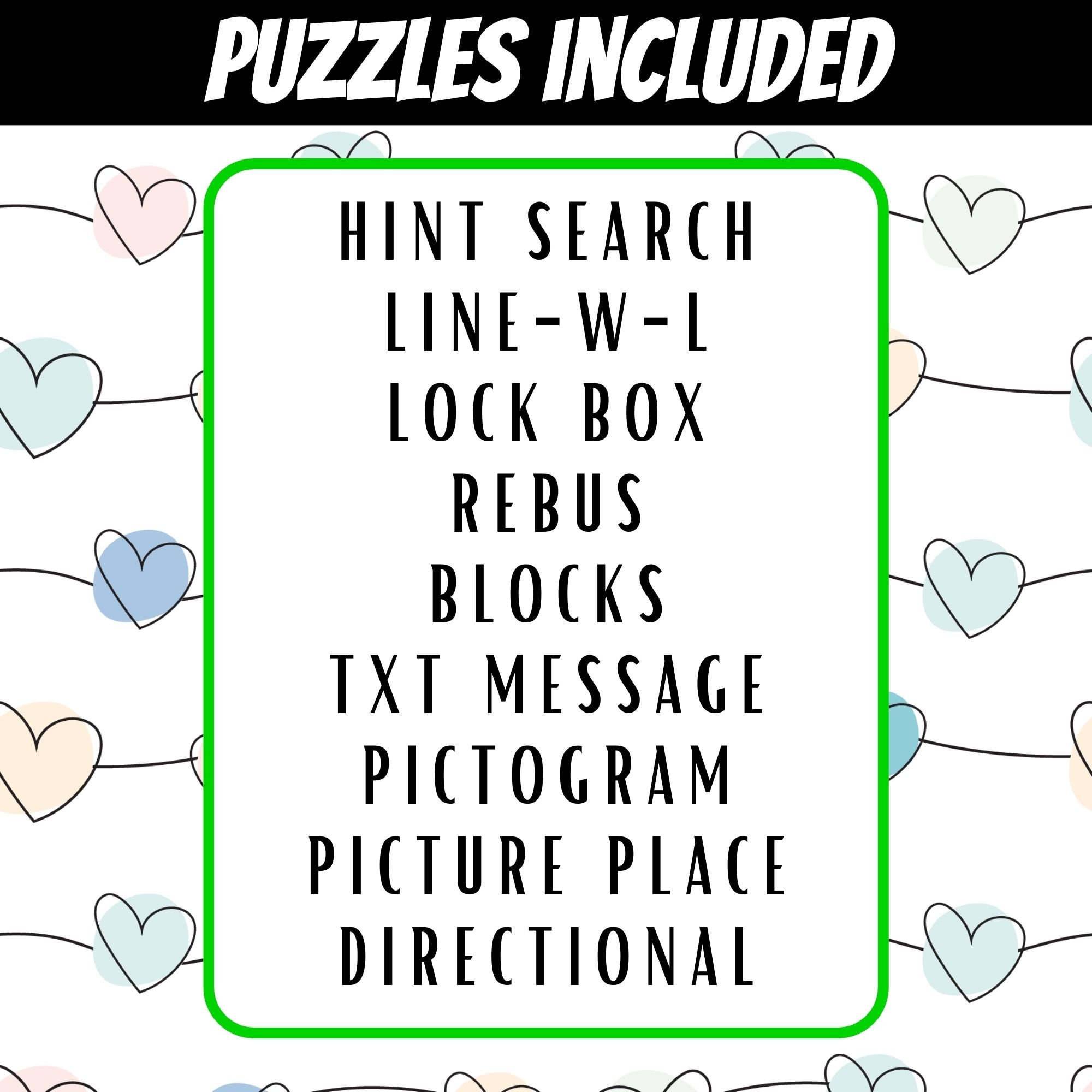 Printable Valentine's Day Escape Room, Birthday Party Games, Kids ...