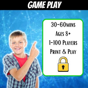 Printable Science Themed Escape Room for Kids, Birthday Party Games ...