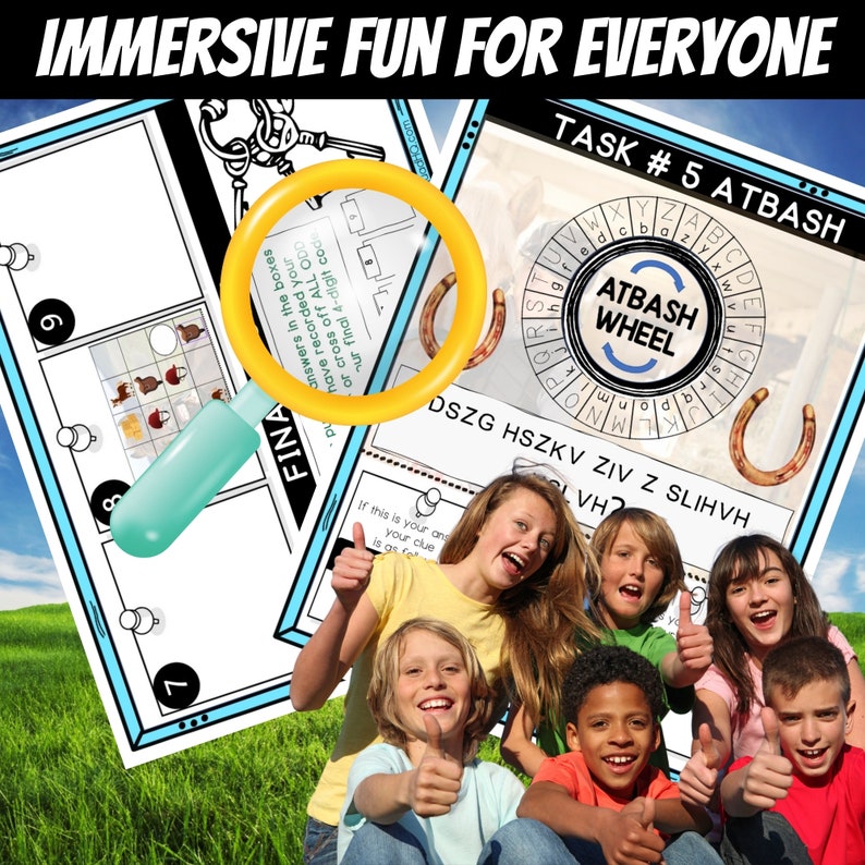 Printable Escape Room for Kids, Birthday Party Games, Kids Puzzles ...