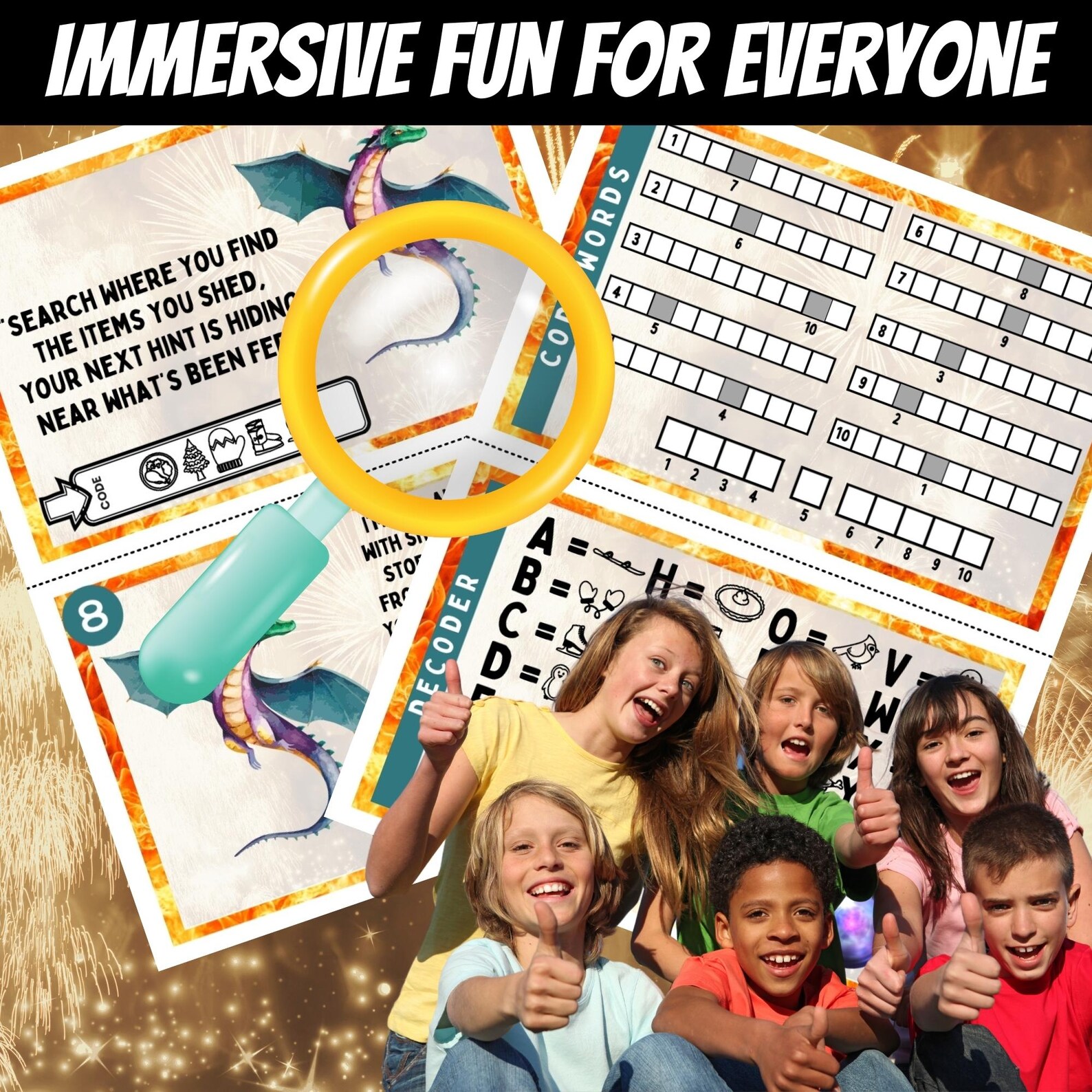 New Years Eve Scavenger Hunt for Kids, Printable Kids Activity, Kids ...