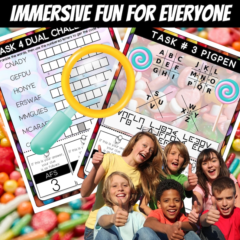 Printable Escape Room for Kids, Birthday Party Games, Kids Puzzle Game ...