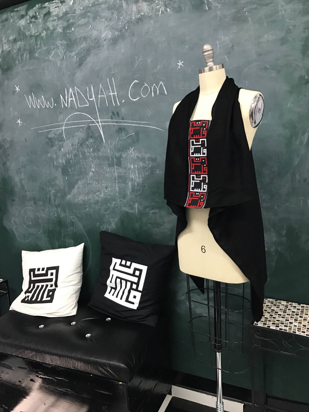 Arabic Calligraphy palestine Embroidered Crop Asymetrical Vest - Etsy