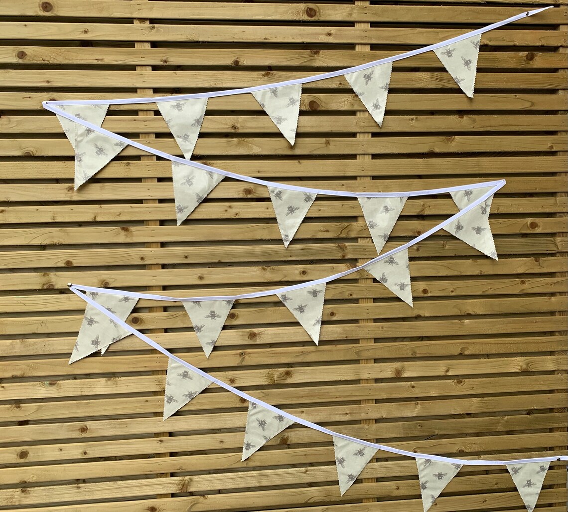 Handmade Outdoor Waterproof Bunting Natural Bees Hive - Etsy UK